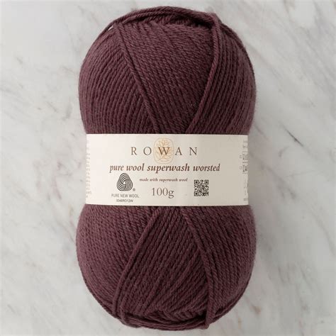 Rowan Pure Wool Superwash Worsted Yarn Mauve Mist 00190