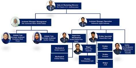 Organization Chart Tech Marine And Offshore Services Sdn Bhd