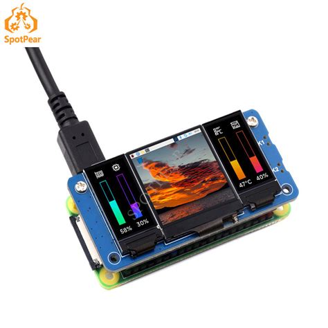 Raspberry Pi Triple Lcd Hat 13inch Ips Lcd Main Screen Dual 096inch Ips Lcd Secondary Screens