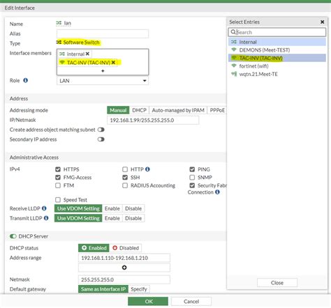 Technical Tip How To Bridge A Fortiwifi Ssid To A Fortinet Community