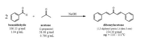 Solved Synthesis Of Dibenzalacetone Why Is It That The