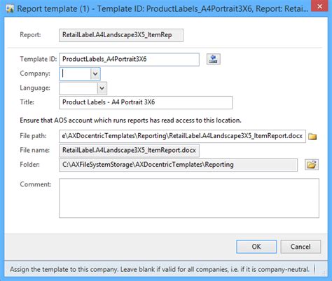 SSRS Report Examples Docentric AX