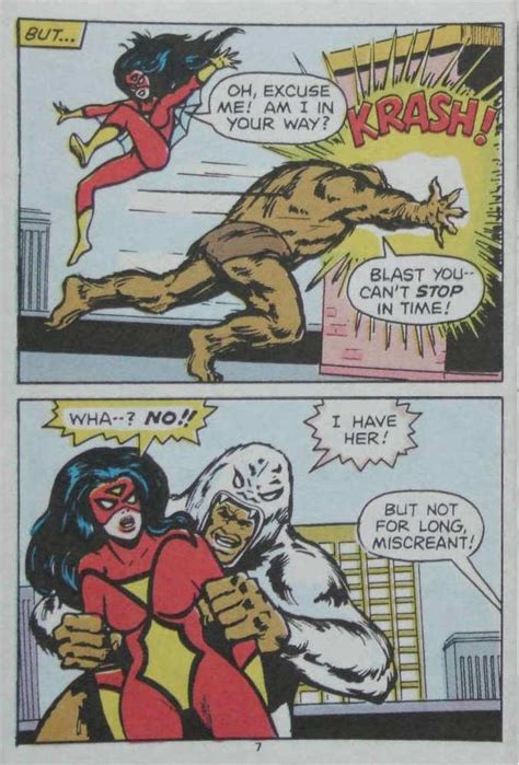 Spider Woman Briefly Captured By Man Ape By Detectivesambaphile On