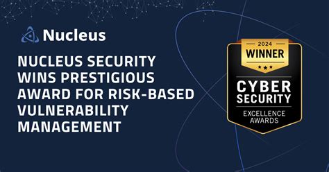 Nucleus Security Recognized As Cybersecurity Excellence Award Winner