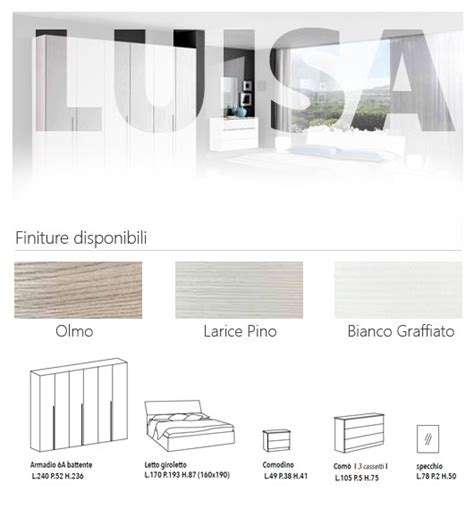 Camera Da Letto Luisa Topline Camere Olmo