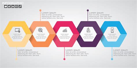 인포그래픽 디자인 벡터 및 마케팅 아이콘은 워크플로 레이아웃 다이어그램 연례 보고서 웹 디자인에 사용할 수 있습니다 5가지 옵션 단계 또는 프로세스를 갖춘 비즈니스 개념 0