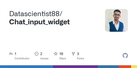 Github Datascientist88chatinputwidget
