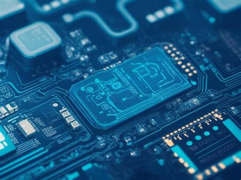 Premium Ai Image Technology Microchip Background Digital