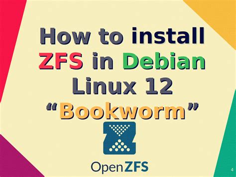 How To Install Zfs In Debian 12 Bookworm Nixcraft