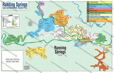 Running Springs Lake Map San Bernardino County Ca Files Pdf And
