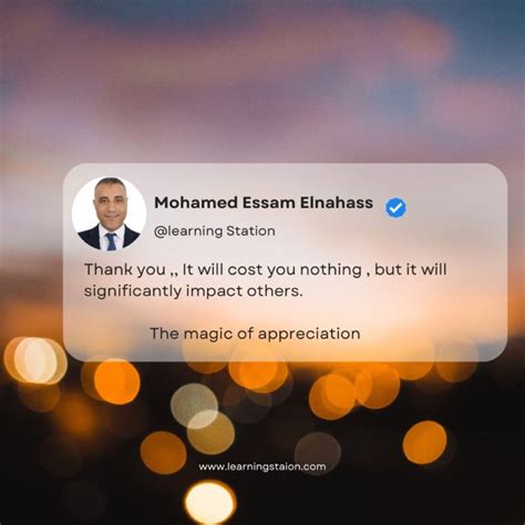 Mohamed Essam Elnahass On Linkedin The Magic Of Appreciation