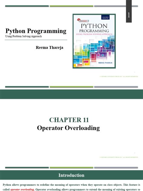 Unit V Operator Overloading Pdf Method Computer Programming Class Computer Programming