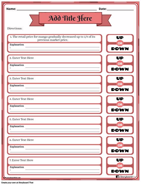 Free Supply And Demand Worksheets Practice And Activities