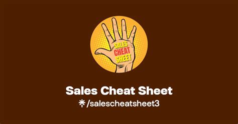 Sales Cheat Sheet Instagram Linktree