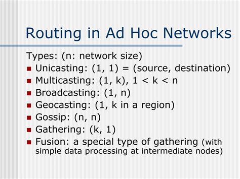 Ppt Cis 9590 Ad Hoc Networks Part Ii Powerpoint Presentation Free Download Id4251523