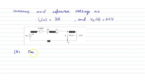 SOLVED Use PSpice To Input The File For The Circuit Of Figure 19 29 Assume That The Circuit