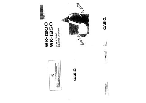 Casio Wk 1350 Owners Manual Immediate Download