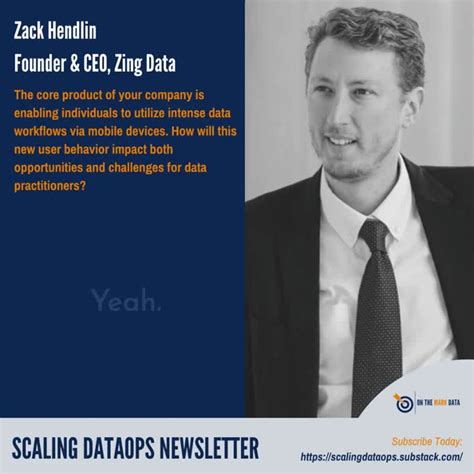 Zing Data On Linkedin Zing Cofounder And Ceo Zack Hendlin Talks To 🎯