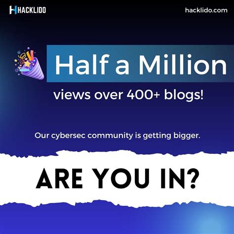Hacklido On Linkedin Cybersecurity Ethicalhacking
