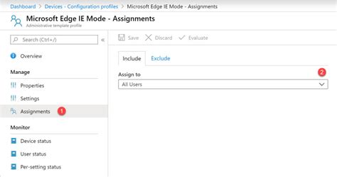 enable ie mode and use a site list in edge chromium with microsoft endpoint manager byteben
