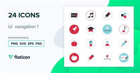 Ui Navigation 1 Icon Pack 24 Svg Icons