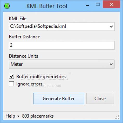 KML Buffer Tool Download Softpedia