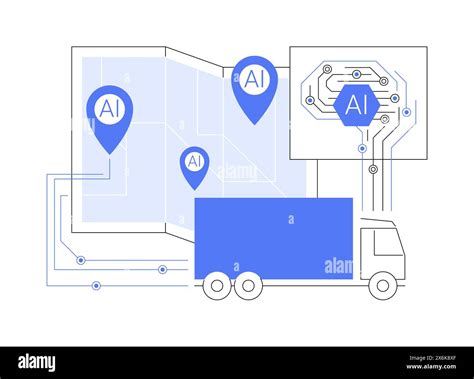 Ai Backed Autonomous Vehicles Abstract Concept Vector Illustration Stock Vector Image And Art Alamy