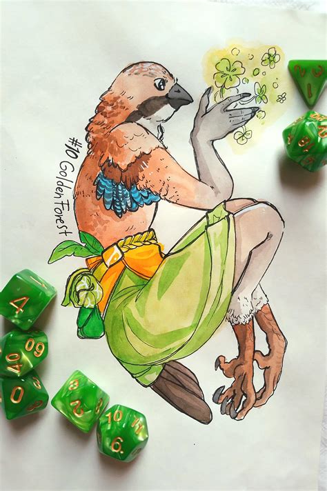 OC Designing A Character For Every Dice Set I Own Day 10 R DungeonsAndDragons