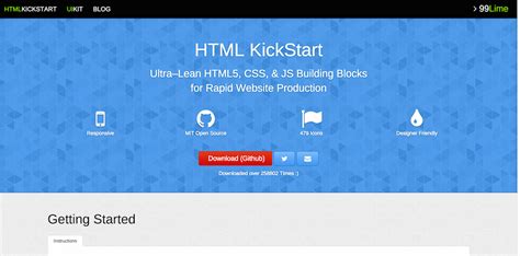 18 Best Responsive Free Html5 Frameworks For Web Development