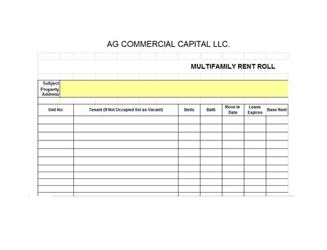 Rent Roll Excel Template Get A Free Downloadable Rent Roll Template Rent Roll Excel Template Get A Free Downloadable Rent Roll Template