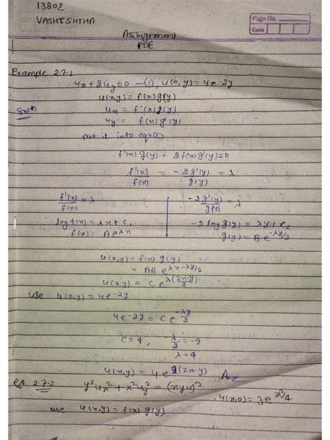 Pde Assignment 2 Pdf