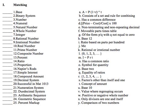 Solved I Matching Base 2binary System 3number 4numeral