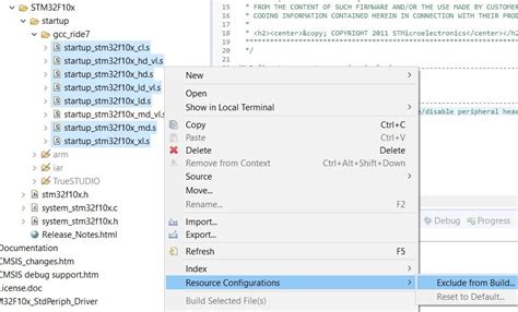 stm32 project from scratch on eclipse tech inside