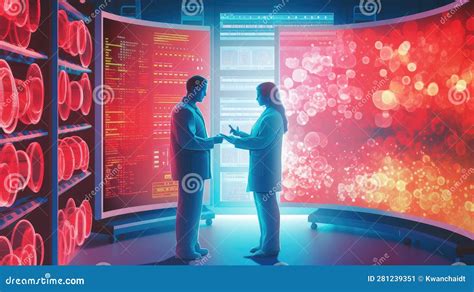 Diagnostic Technologies Illustrations Showcase The Use Of Advanced Technologies Such As Next