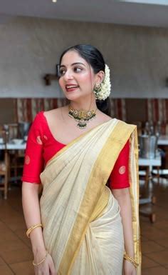 Onam Hairstyles For Women With Jasmine