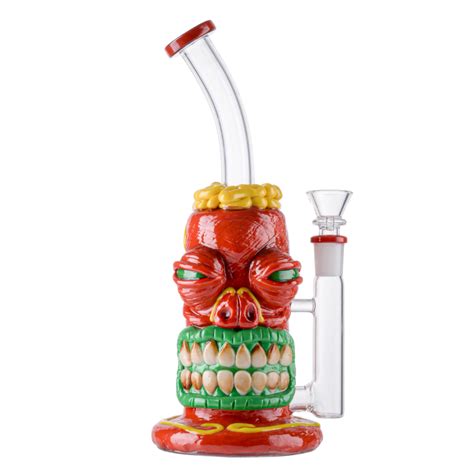 Cute Cheap Santa Reindeer Juice Box Dab Rig Glass Mini Christmas Hand Water Bong