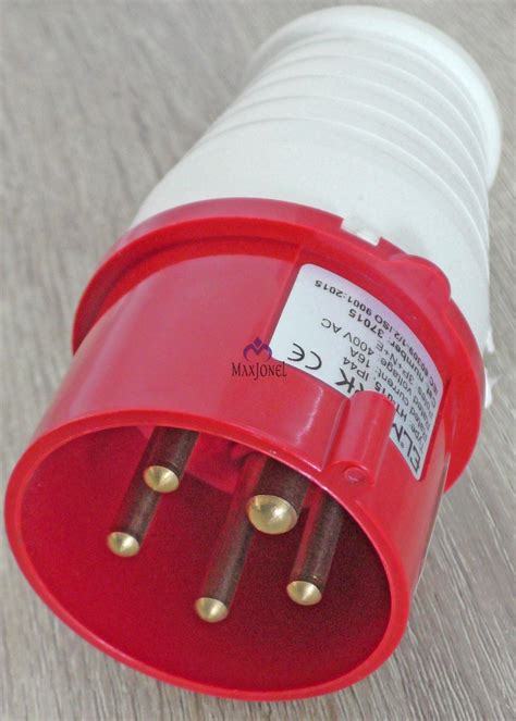 Fisa Stecher 16a Ip44 3p 400v El37015 Maxjonel Echipament