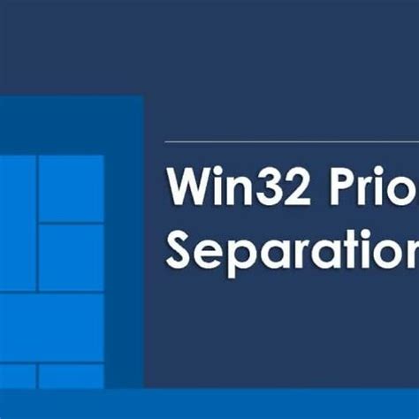 Stream Two Methods For Win32 Priority Separation In Windows 10 By Dia Rying Listen Online For