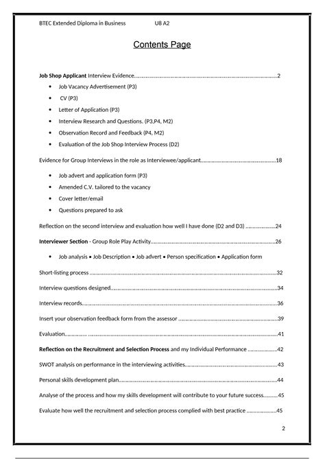 Unit 8 Recruitment And Selection Assignment 2 Create Job Offer And Reflect On Individual