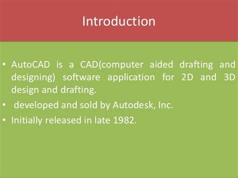 Autocad Presentation