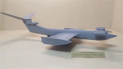 Caspian Sea Monster Km Ekranoplan Model 1200 Free 3d Print Model