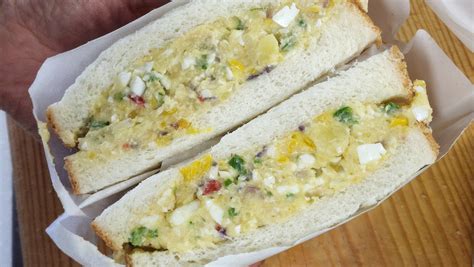 맛있는 간식 감자범벅 샌드위치