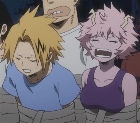Mina Ashido Kaminari X Mina Denki And Mina Mha Screencaps Oc Base