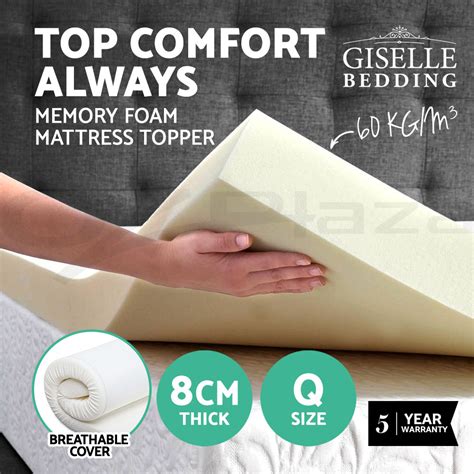 Memory Foam Mattress Topper ALL SIZE CM Visco Elastic Underlay High Density EBay