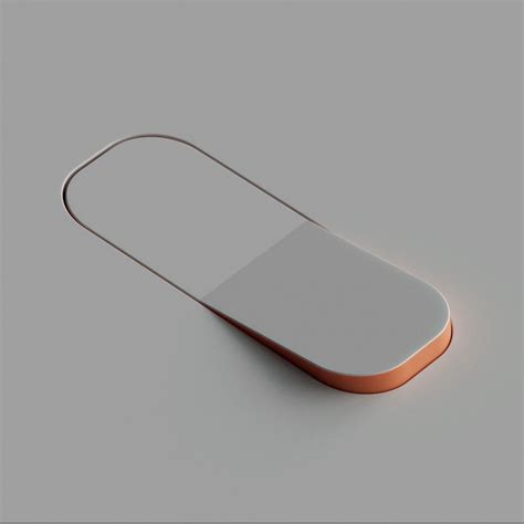 Orange And White Rectangular Object