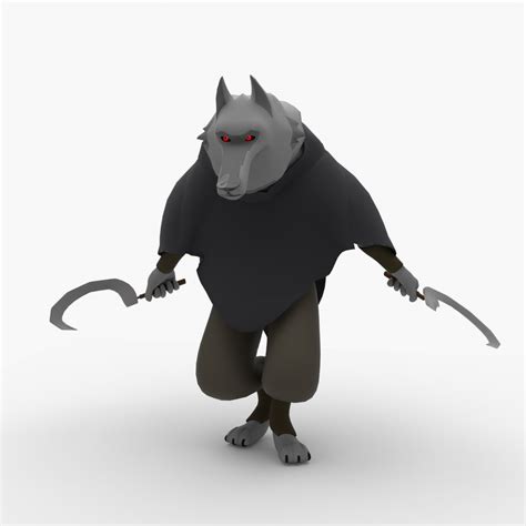 Lobo The Death Wolf Turbosquid 2292774