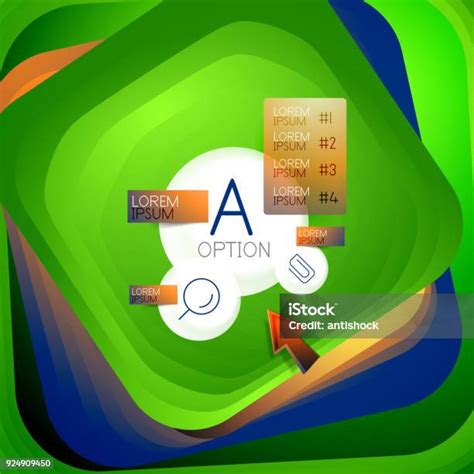 회전 소용돌이 평방 배경 블렌딩 효과 샘플 Infographics 또는 슬로건을 스테핑과 사각형 색상 비즈니스 프레 젠 테이 션 템플릿입니다 벡터 추상적인 배경 3차원