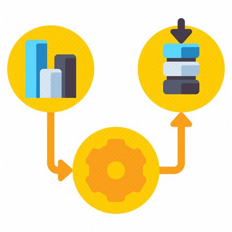 Combining Data Data Management Etl Gear Icon Download On Iconfinder