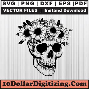 Skull Svg Files Skull Png Files