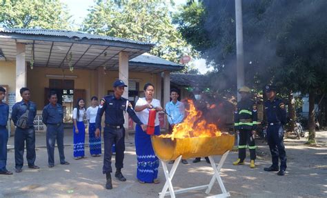 ပေါက်ခေါင်းမြို့နယ် လျှပ်စစ်အင်ဂျင်နီယာရုံး၌ မီးဘေးအန္တရာယ် ကြိုတင်ကာက